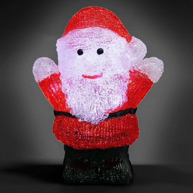 LED akryl figur julemand – Lammeuld.dk